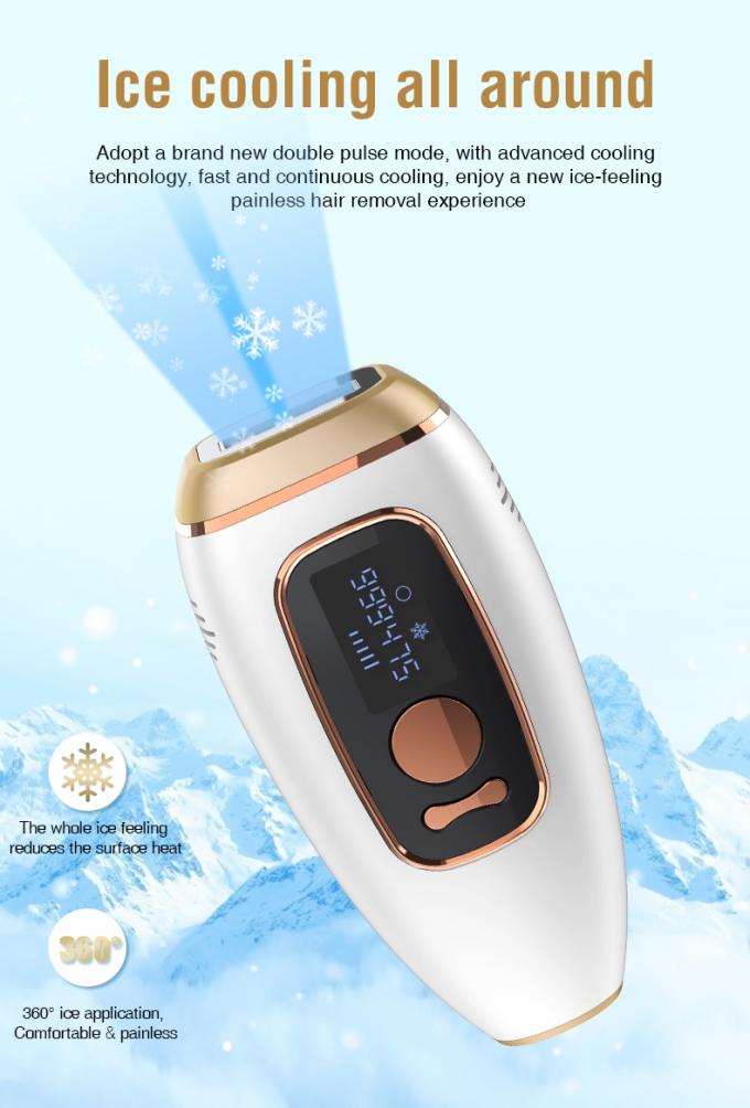 New Arrival Home Use Painless IPL ICE COOL Laser Hair Removal Handset